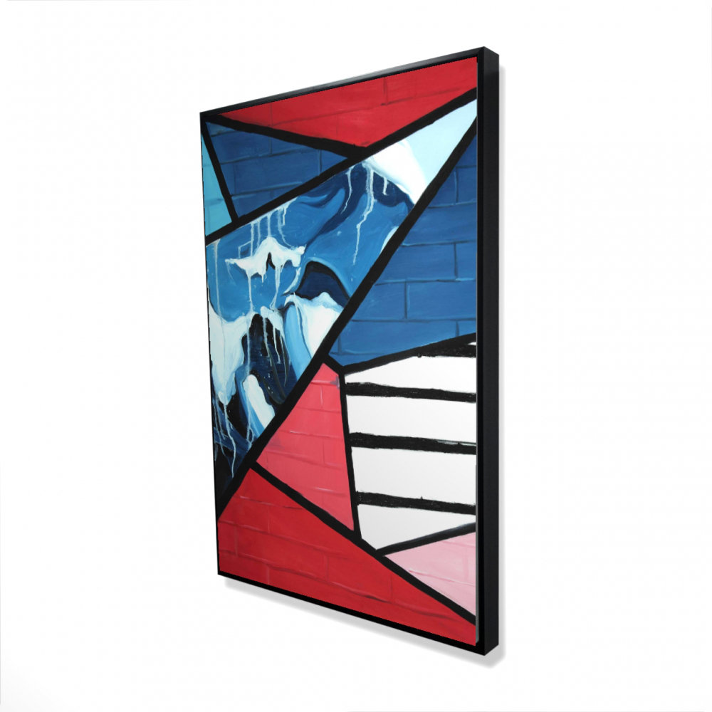 Brayden Studio® " Diagonal Unity " on Canvas | Wayfair